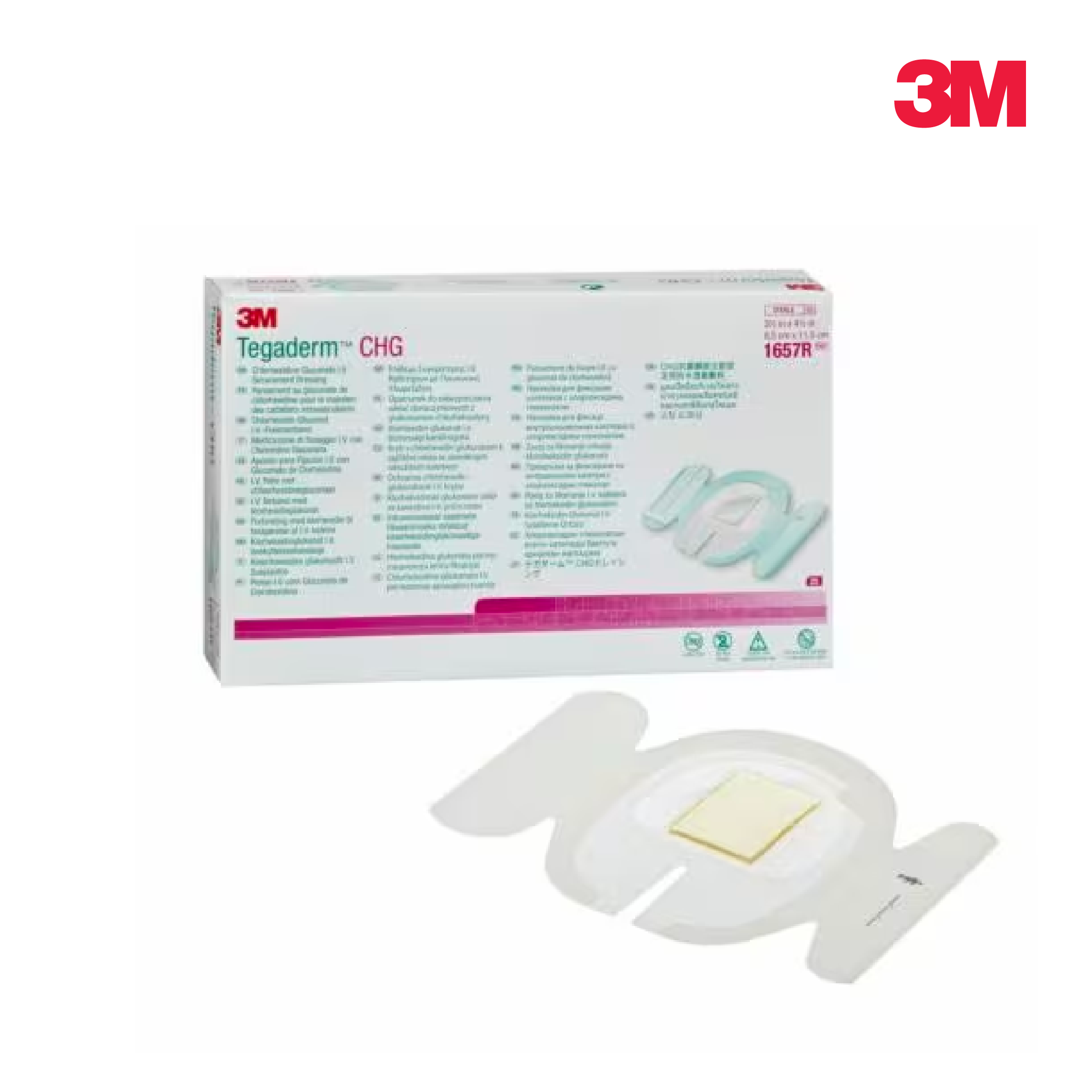 APÓSITO TRANSPARENTE TEGADERM™ CHG - CVC, 8.5 CMS X 11.5 CMS, GEL 3 CMS ...